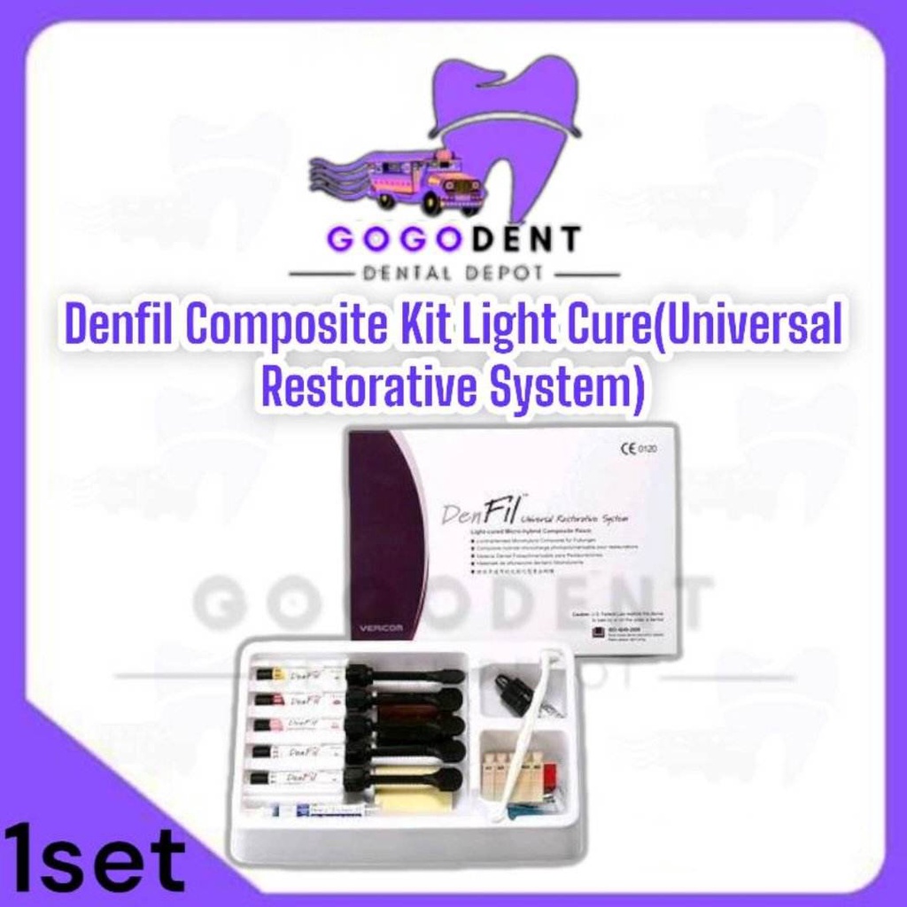 DenFiL Composite Kit Light Cure (Universal Restorative System) | Shopee ...