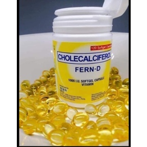 Fern-D | Cholecalciferol | Vitamin D3 1000 I.U Softgel capsules | Shopee Philippines
