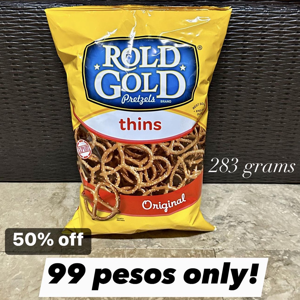 50% off - Rold Gold Original Pretzel Thins 283 grams | Shopee Philippines