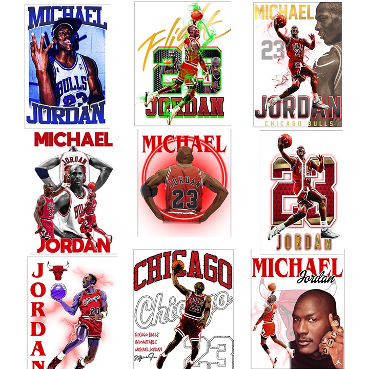 IRON ON - NBA Bootleg Designs A3 Size print (11.5"x16") Ready to Press ...