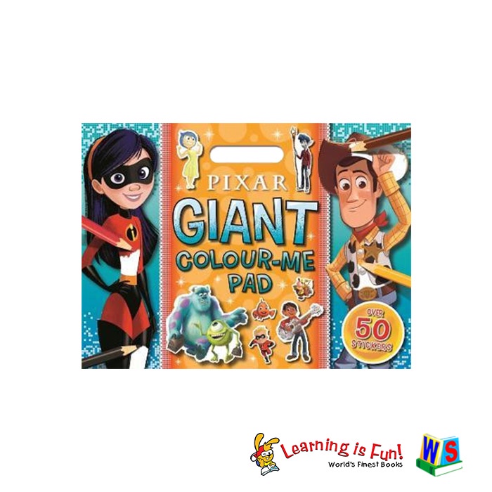 DISNEY GIANT COLOR ME-PIXAR (ACTIVITY BOOK) | Shopee Philippines