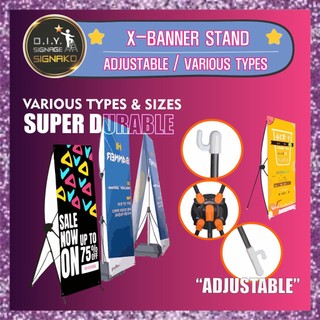 Korean X Banner Stand / Tarpaulin Stand Tarpaulin Standee Tarp Stand ...