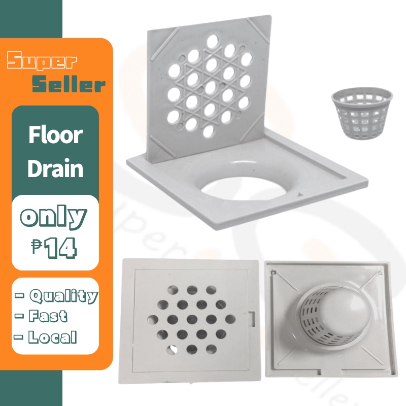 PVC Plastic Floor Drain/CR Washroom Floor Sink Channel Trench Traps ...