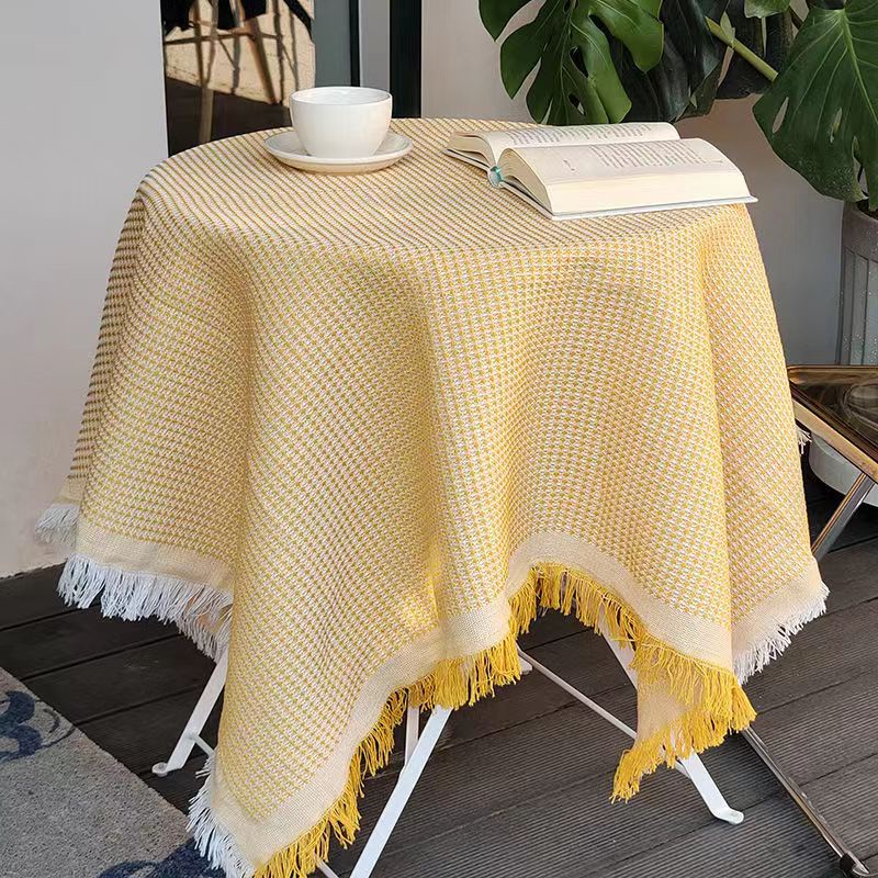 Garden Table Cloth Background Cloth Decoration Cafe Waffle Tablecloth ...