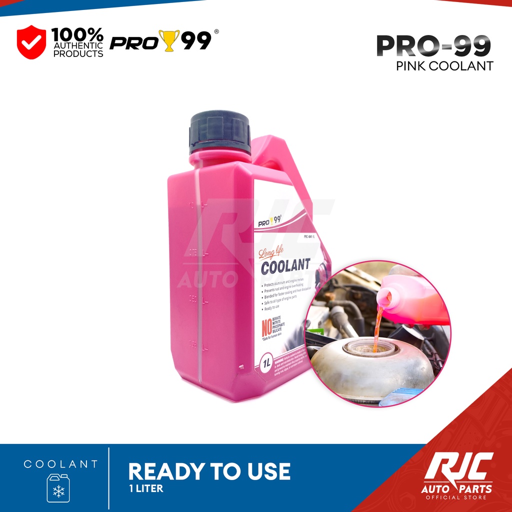 Pro-99 Long Life Radiator Coolant Pink 1 Liter | Shopee Philippines