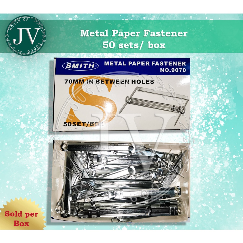 Metal Paper Fastener 50sets/box | Shopee Philippines