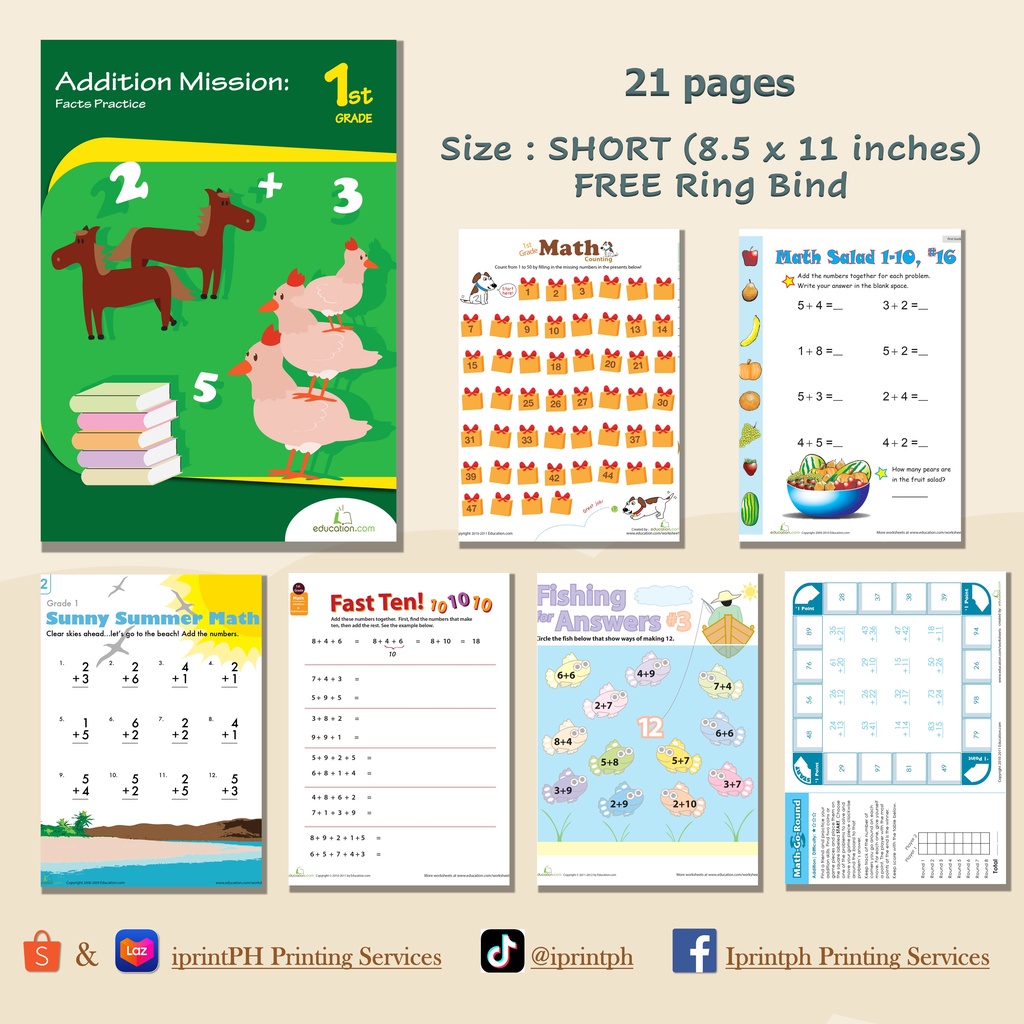 GRADE 1 MATH (Worksheets / Workbooks) | Shopee Philippines GRADE 1 MATH (Worksheets / Workbooks) | Shopee Philippines
