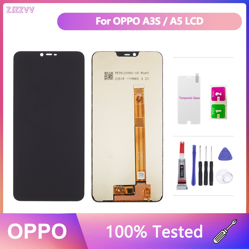 For OPPO A3S OPPO A5 LCD Touch Screen Replacement with free tools ...