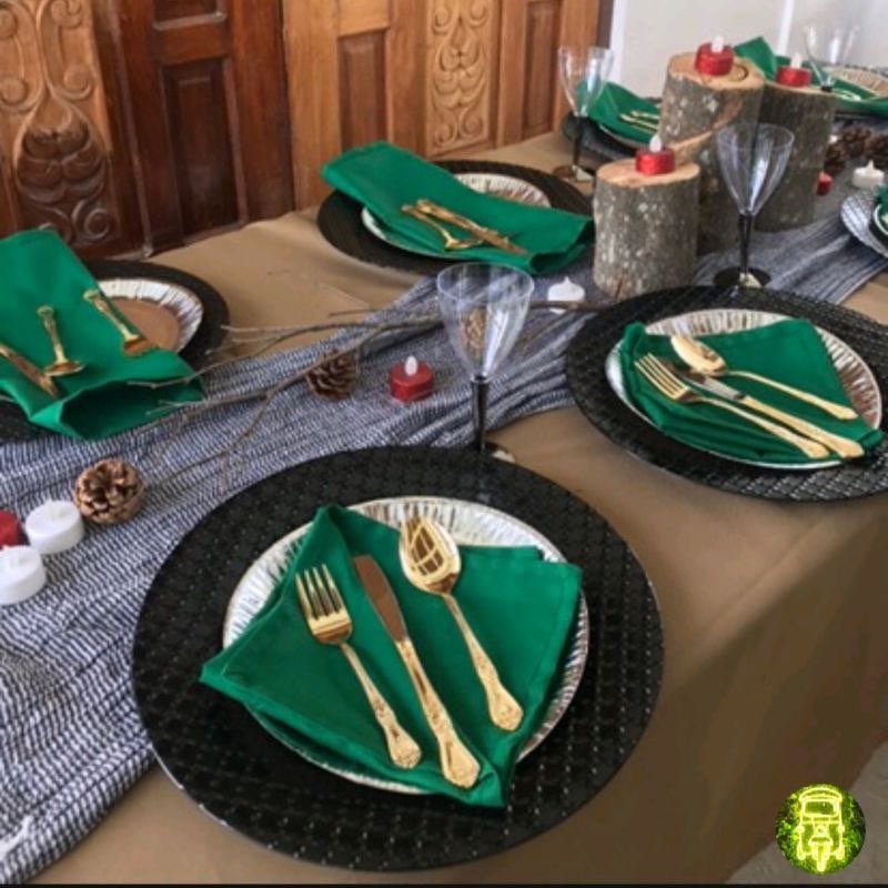 Table fold Napkin katrina cloth for restaurant school projects/catering ...