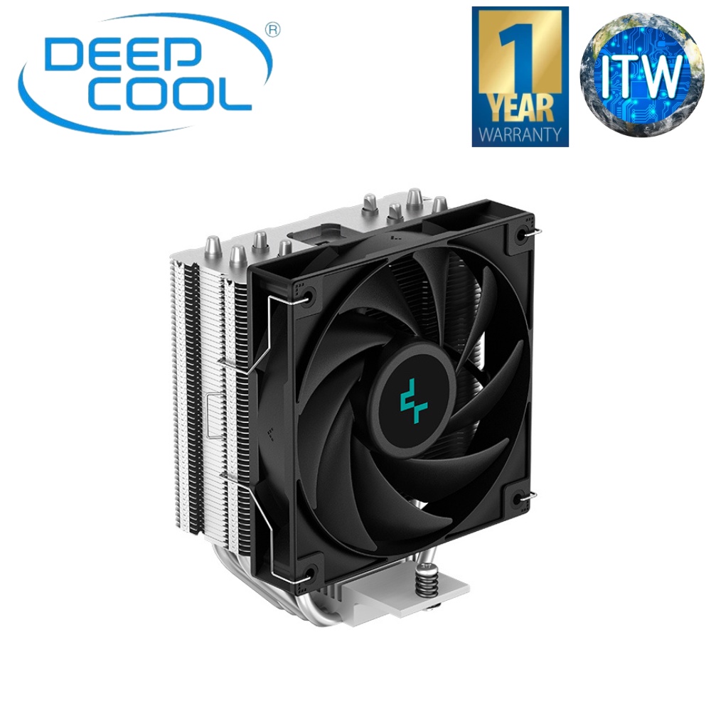 DeepCool Gammaxx AG400 120mm Single Tower CPU Cooler (R-AG400-BKNNMN-G ...