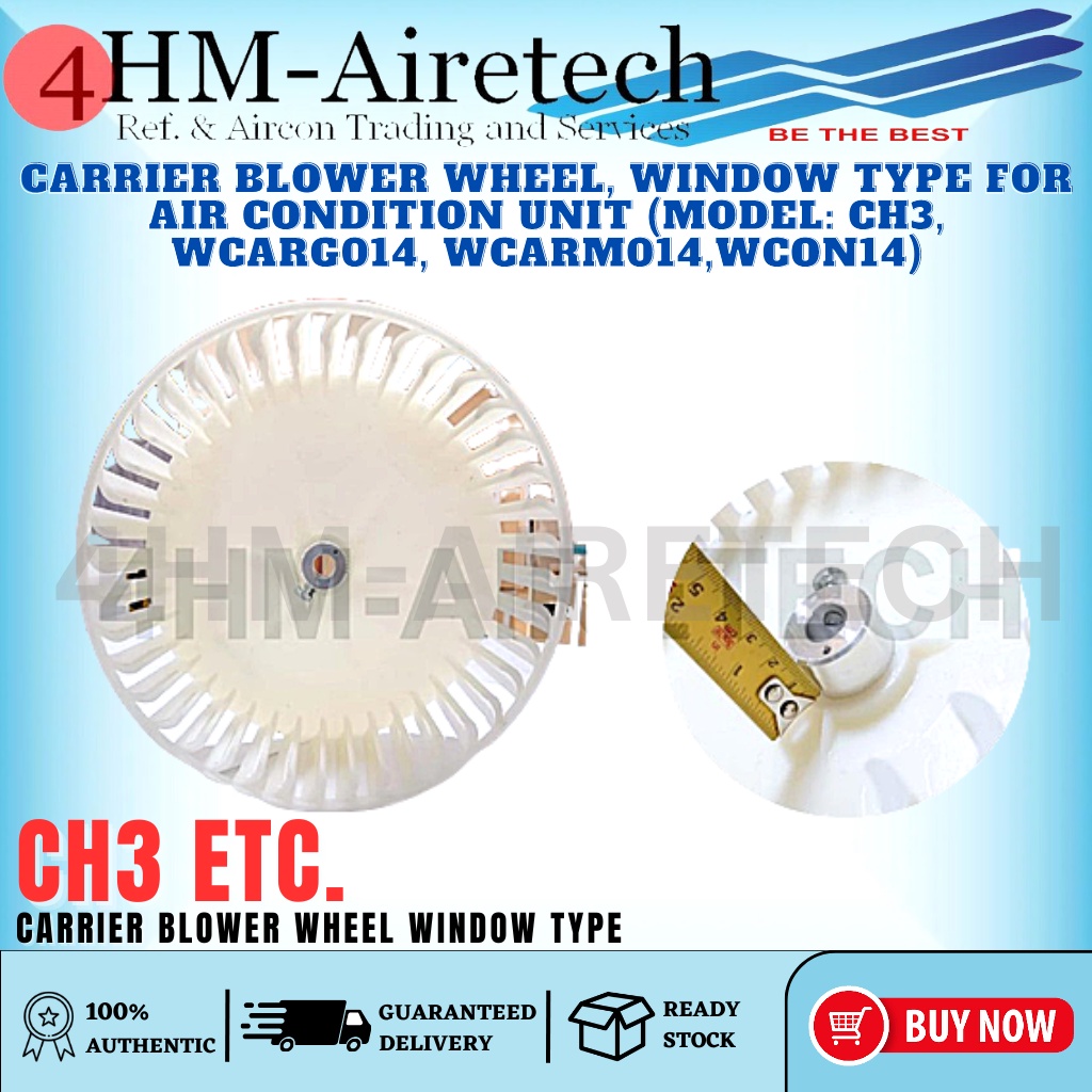 FOURHM Blower Wheel CARRIER, Window Type forA/C Unit (Model: CH3 ...