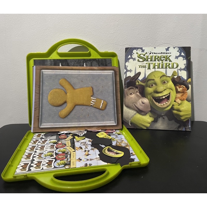 DreamWorks Shrek the Third Book and Magnetic Playset | Shopee Philippines