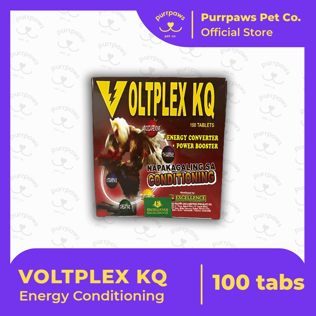 VOLTPLEX KQ Energy Booster (100 tablets) | Shopee Philippines