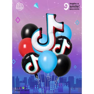 PS285 (9 pcs) Social Media Influencer Balloon Set Influencer Party ...