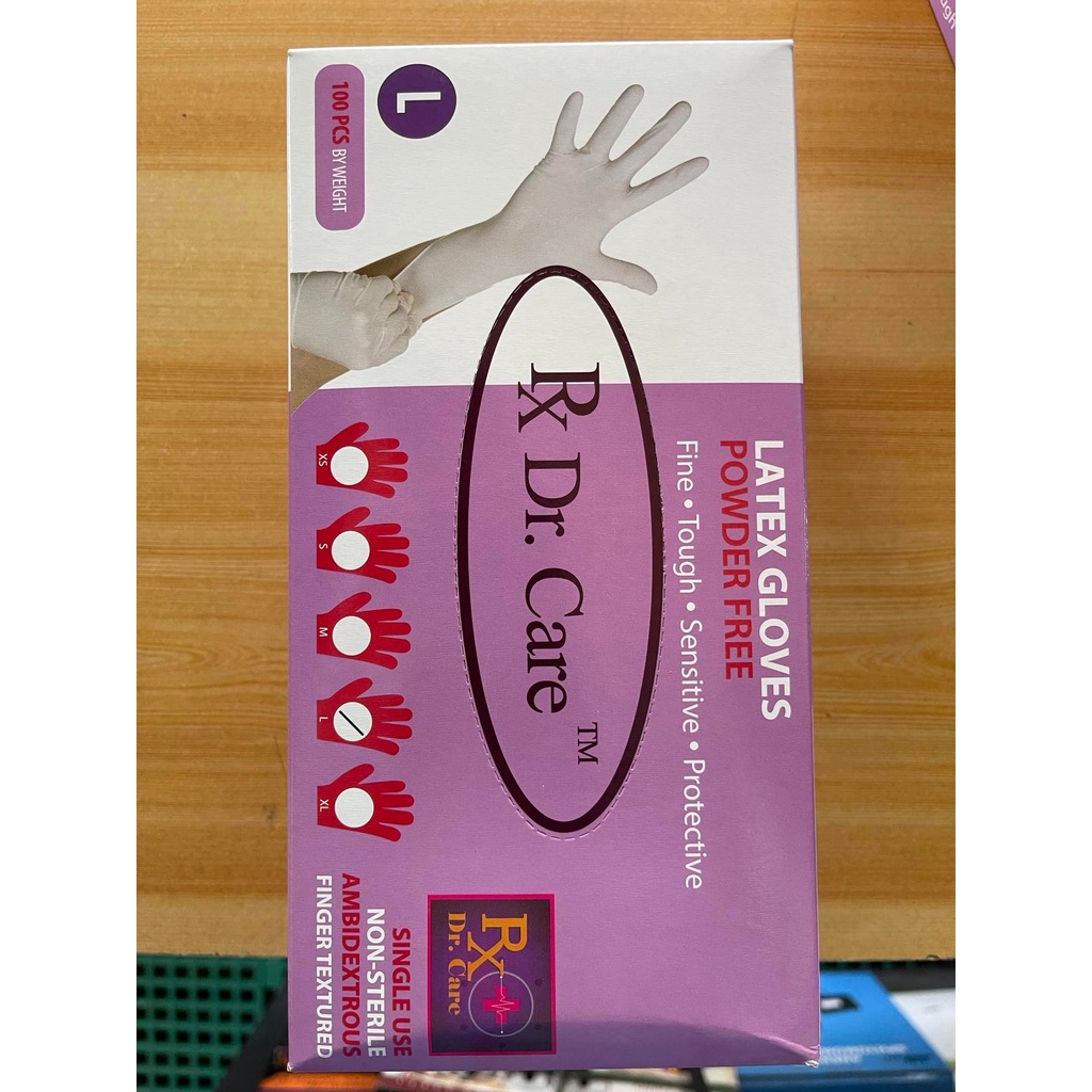 RX DR. CARE GLOVES LATEX | Shopee Philippines