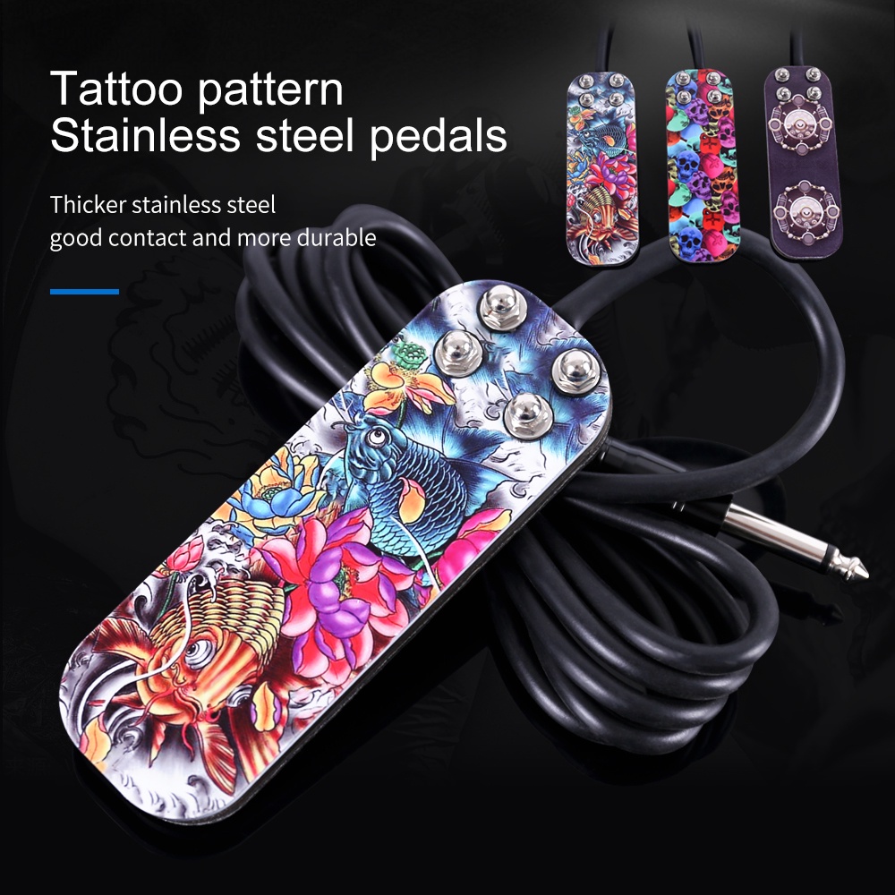 Tattoo Foot Pedal Premium Tattoo Pedal Stainless Steel Tattoo Foot ...