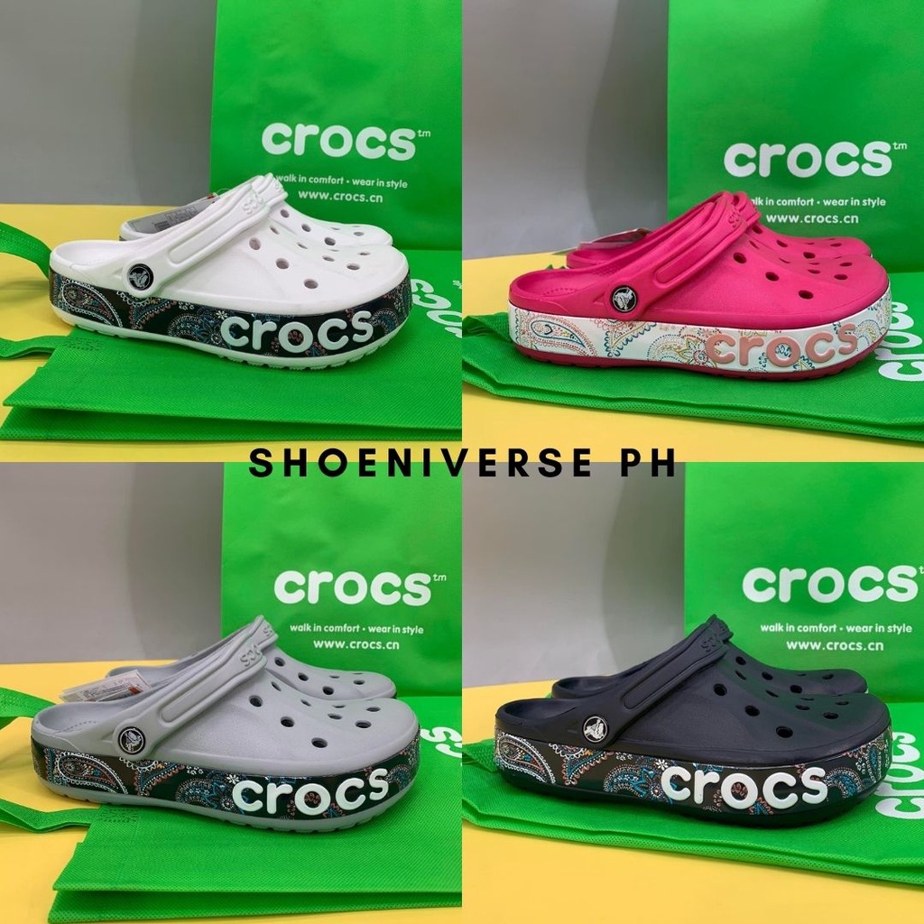 Crocs Classic BAYABAND CLOGS sandals for women C3 | Shopee Philippines