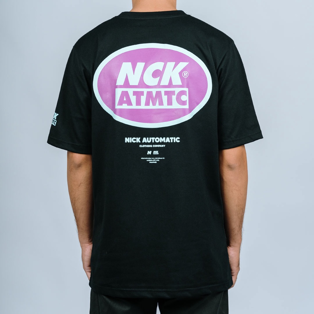 Nick Automatic "Block Badge" Black T-Shirt | Shopee Philippines