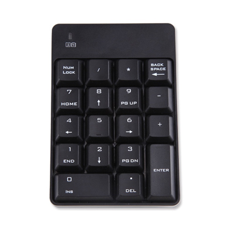 2.4GHz 18 Keys Wireless Number Pad Numeric Keypad Keyboard Extensions ...