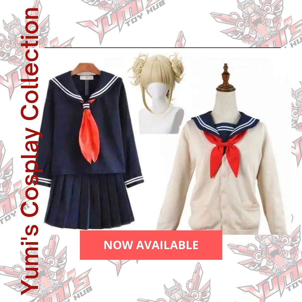 Cosplay Clothes Set My Hero Academia Himiko Toga Uniform with Wig ...