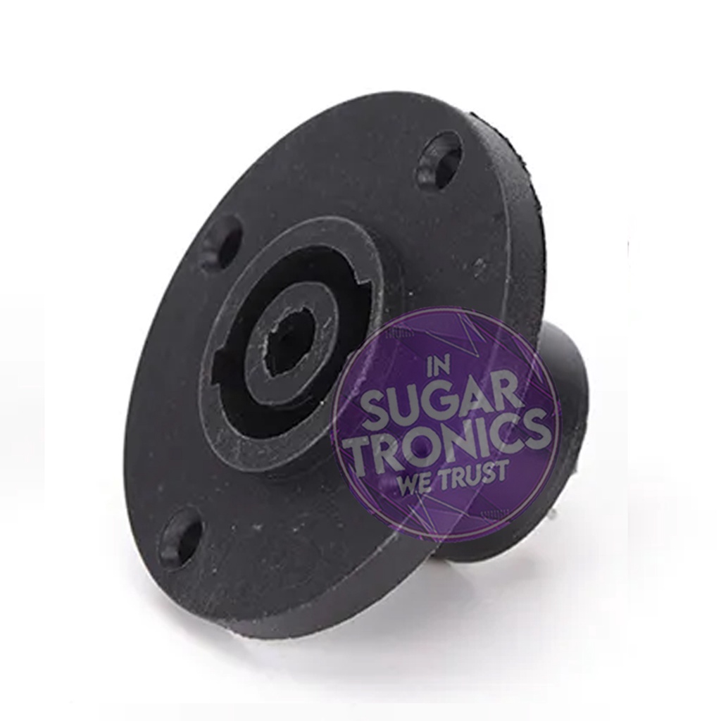 Speak on female 4Pin Speakon compatible panel mount pole conductor speaker connector jack ...