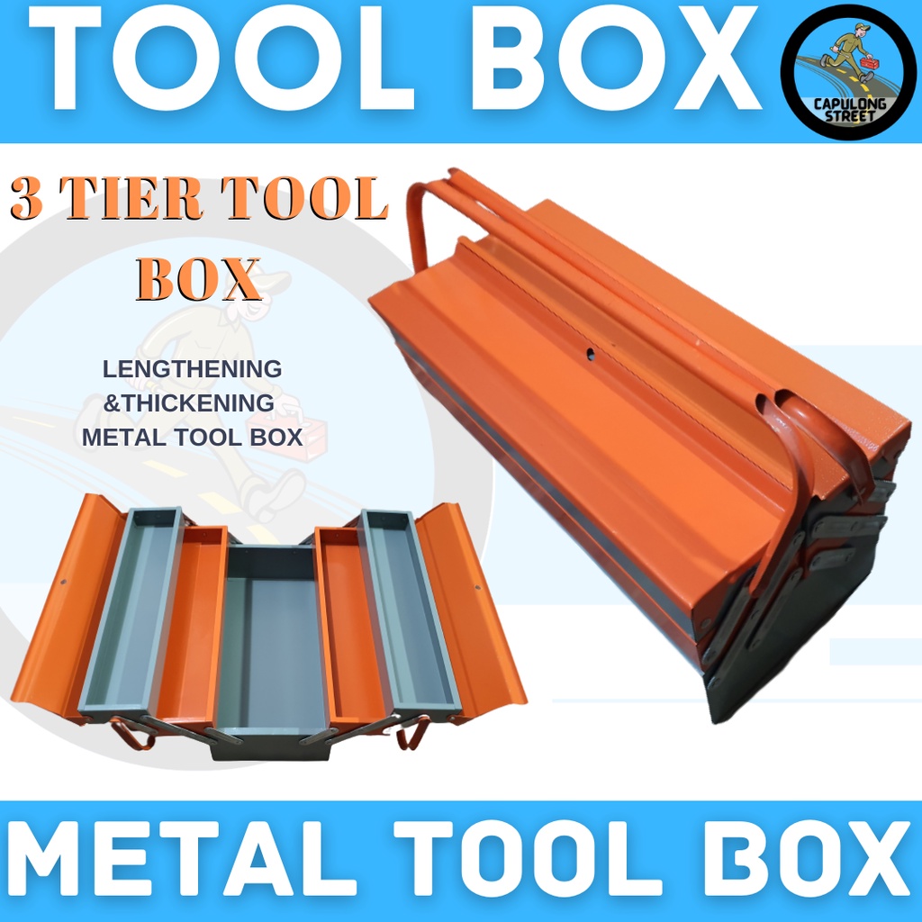 Capulong Street Tool Box with Variations Heavy Duty Use to Organize ...