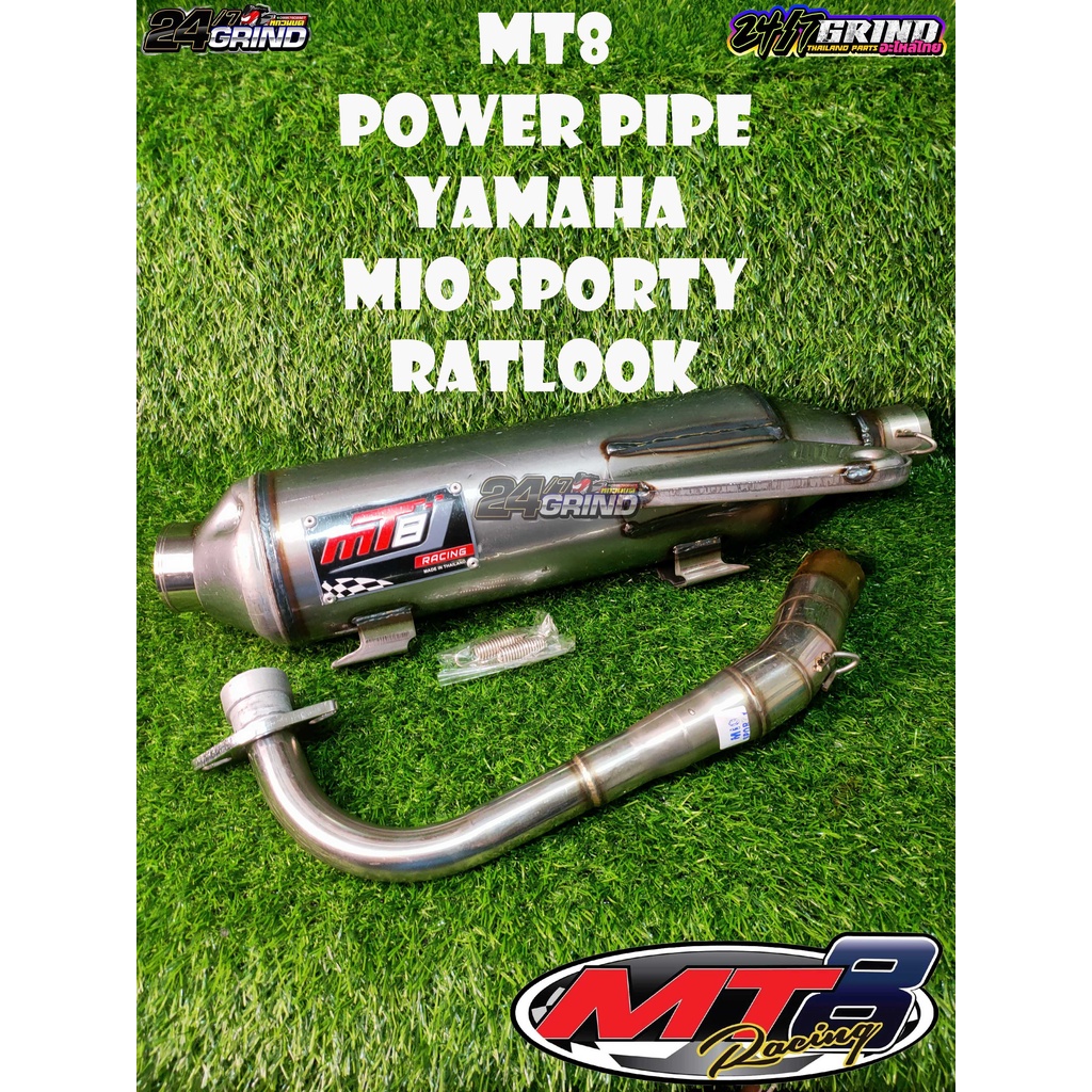 MT8 POWER PIPE YAMAHA MIO SPORTY RATLOOK THAILAND MADE | Shopee Philippines
