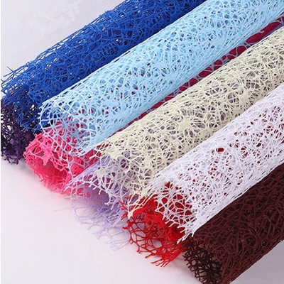 QJQO.ph | 49cm x 5yards | Mesh Web Wrapping Paper Flower Paper Bouquet ...