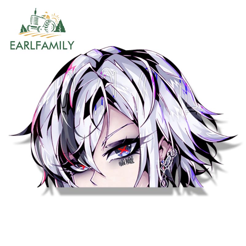 EARLFAMILY Gothic Fatui Arlecchino Fanart Car Sticker Anime Genshin ...