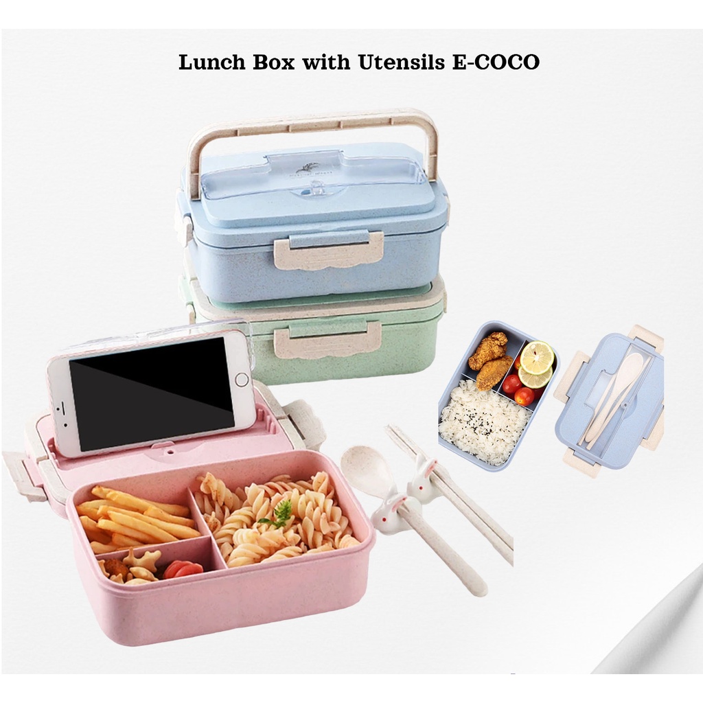 lunchbox for adult Quality Assurance Wheat Straw Material Eco-Freindly ...