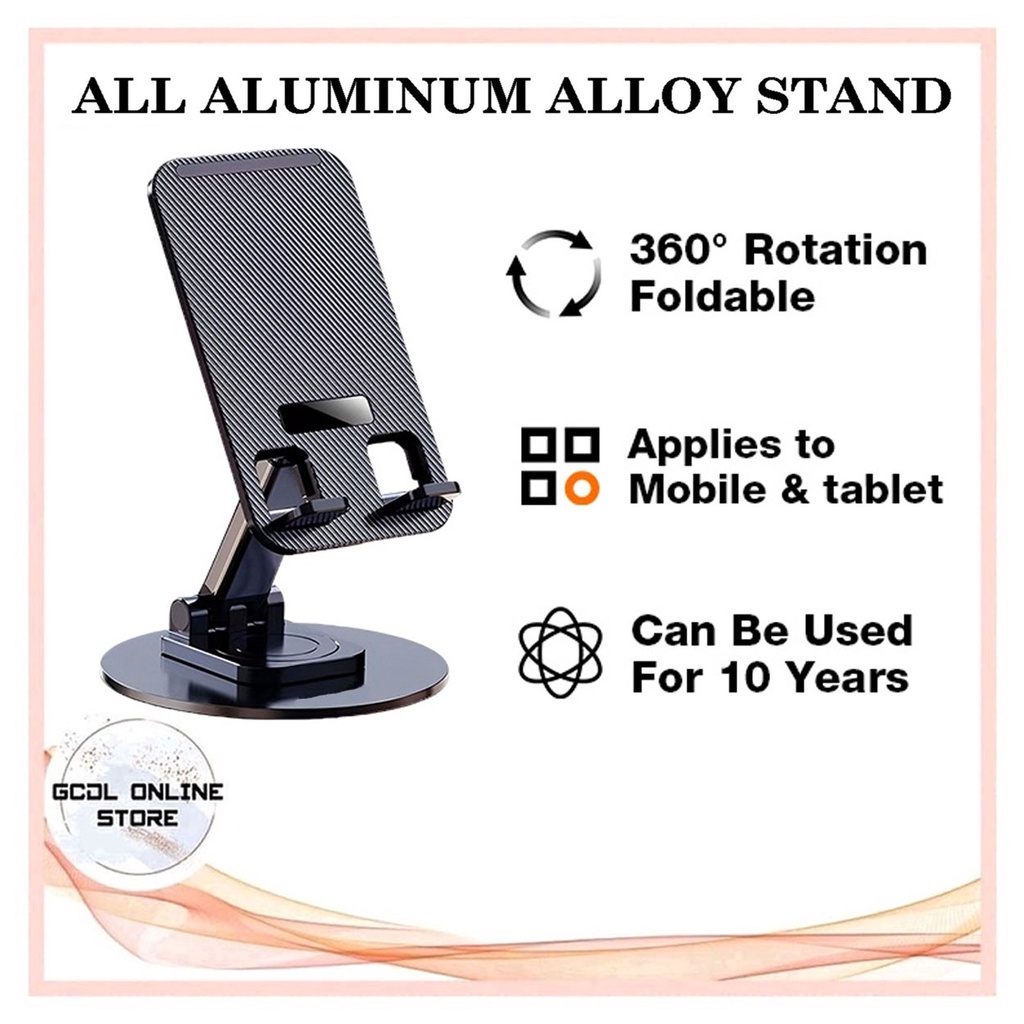 Folding Lifting Bracket Phone Stand Holder All Aluminum Alloy Angle ...