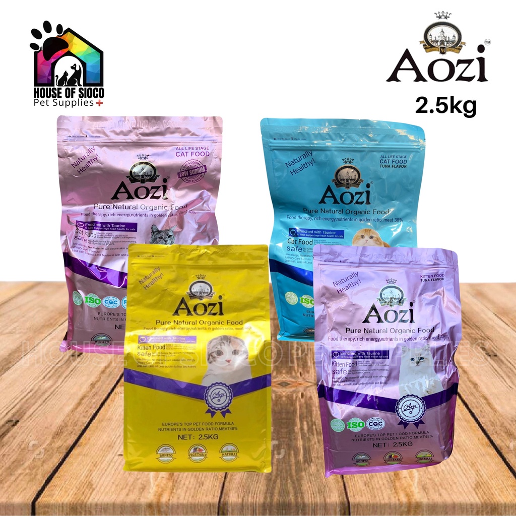 Aozi Cat And Kitten Dry Food 25kg Shopee Philippines