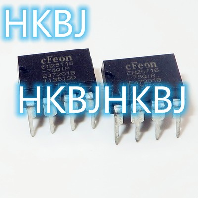 2PCS EN25T16-75QIP EN25T16A in-line DIP-8 memory ic chip brand new ...