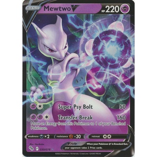 Mewtwo V Rare Pokemon GO Pokemon TCG Trading Card Game | Shopee Philippines