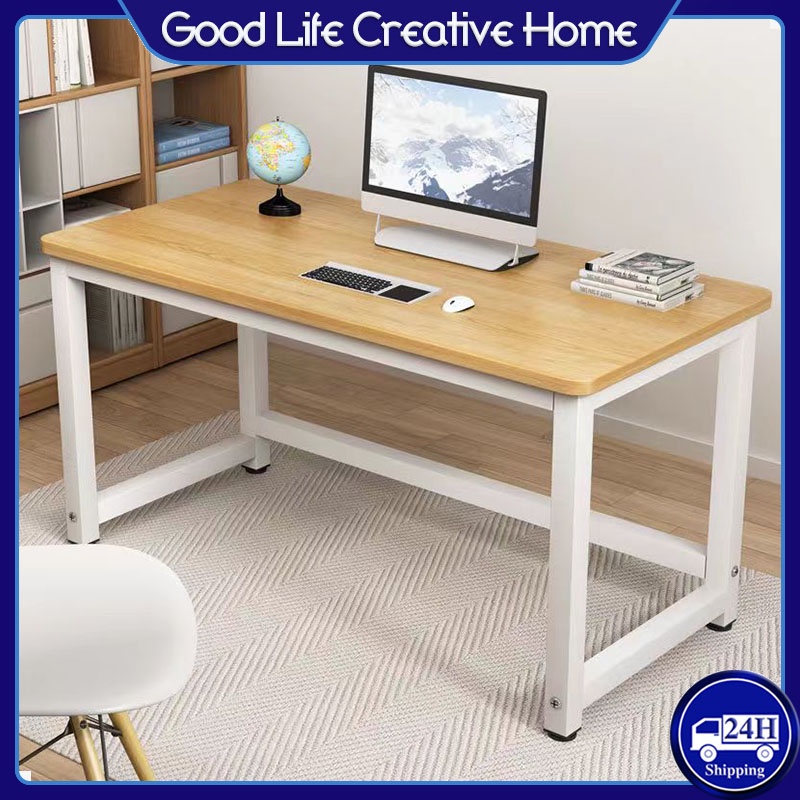Office Desk 140CM Home Computer Desk Modern Reinforced Dining Table ...