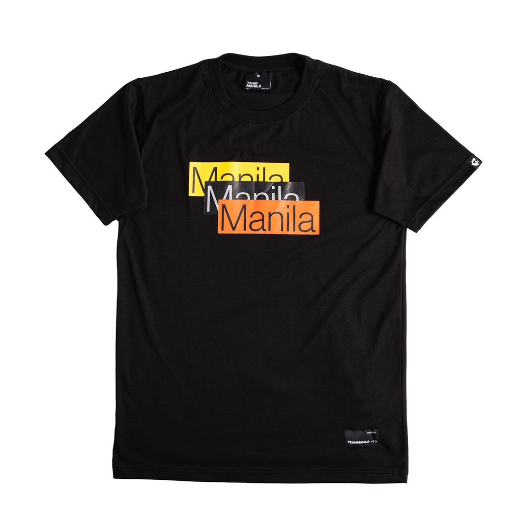 TEAM MANILA LAYERS TSHIRT BLACK | Shopee Philippines