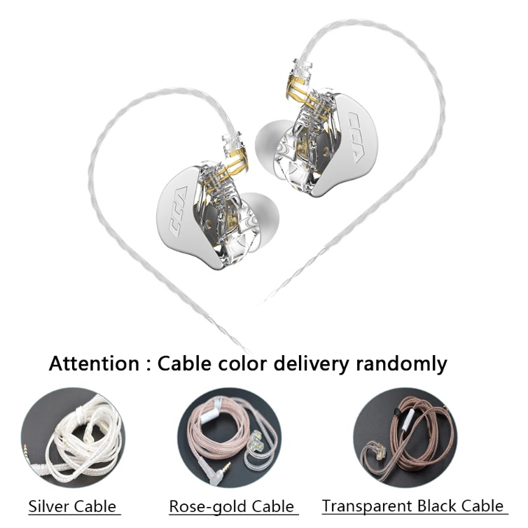 KZ CCA CRA In Ear HiFi Earphone High Polymer Diaphragm Monitor Noise ...
