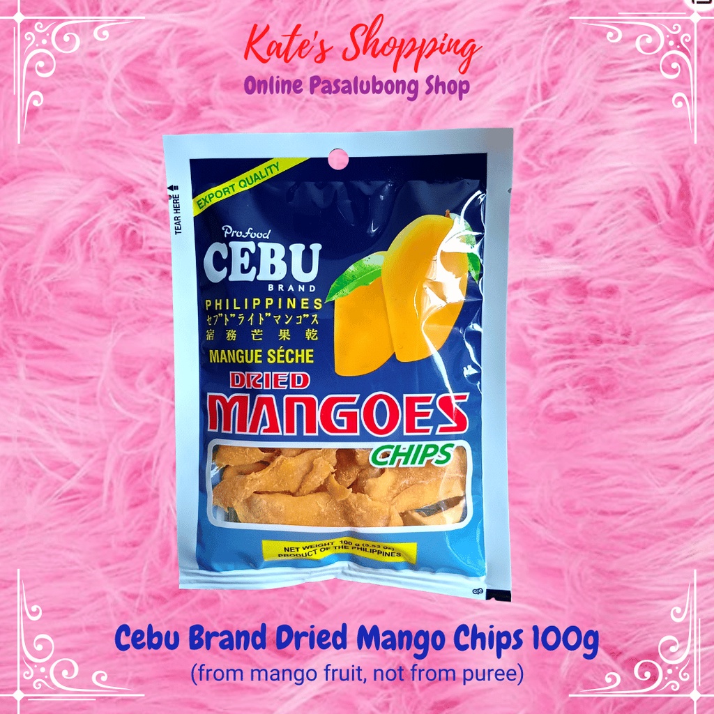 Dried Mango Chips , CEBU BRAND, original from Cebu | Shopee Philippines