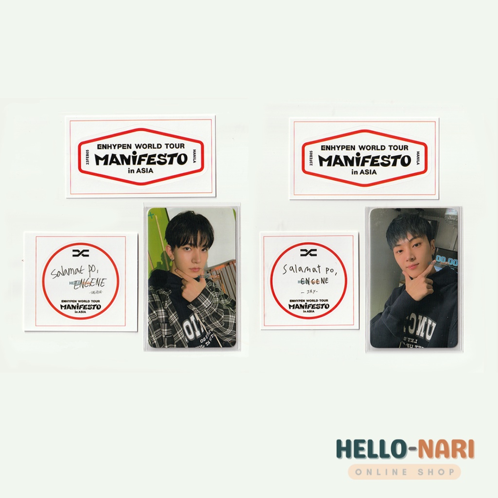 ENHYPEN World Tour: MANIFESTO in Manila ENGENE Zone Official Photocards ...