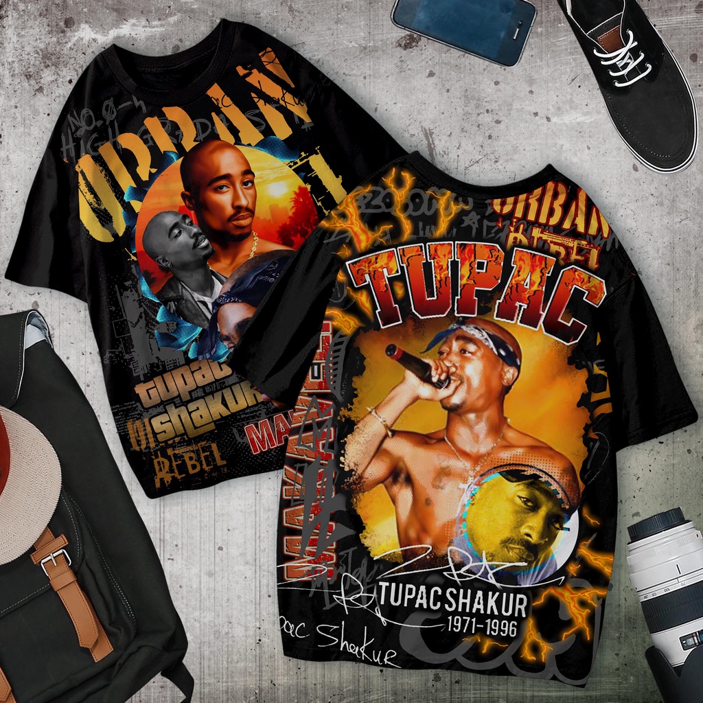 Tupac Makaveli Designs T Shirt Oversized Sublimation Print Bootleg ...