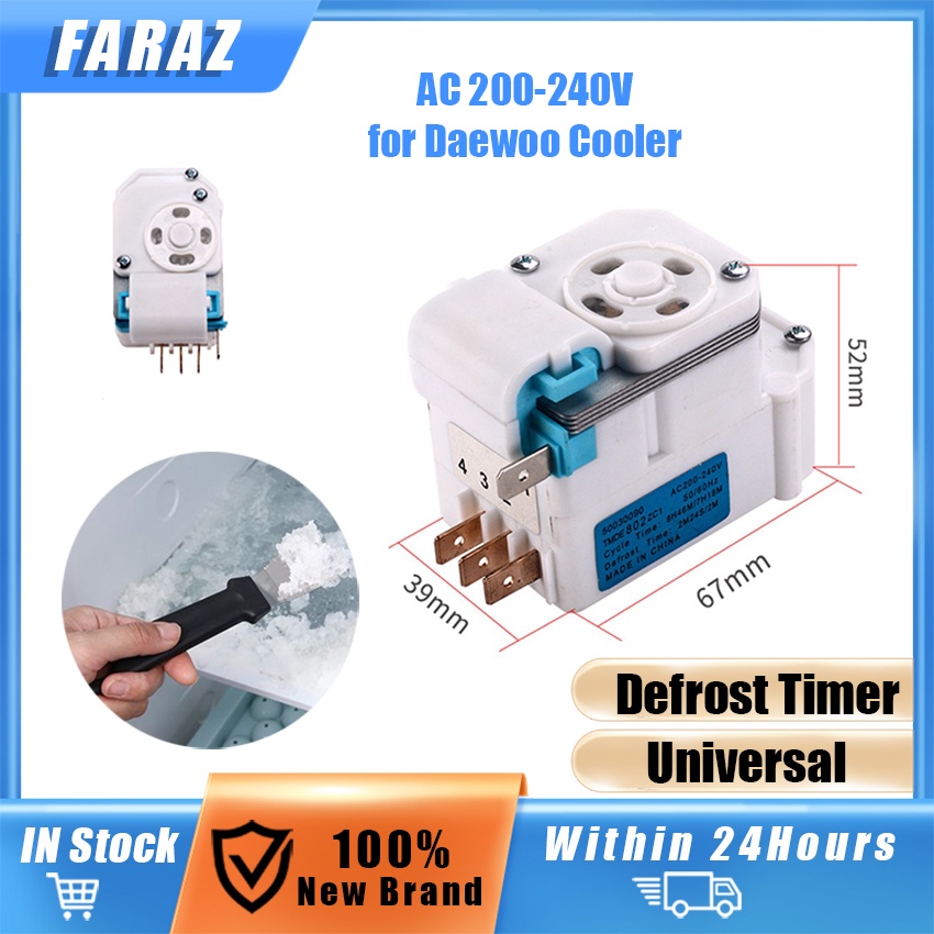 Electronic Defrosting Timer for Refrigerator Replacement Defrost Parts ...