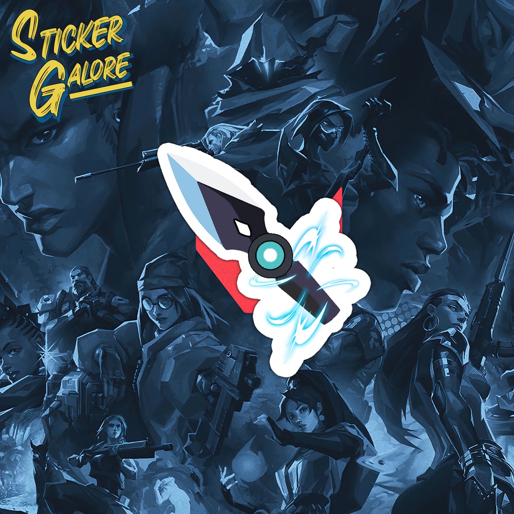 JETT VALORANT SPRAY STICKERS (WATERPROOF AND SCRATCH PROOF, VINYL ...