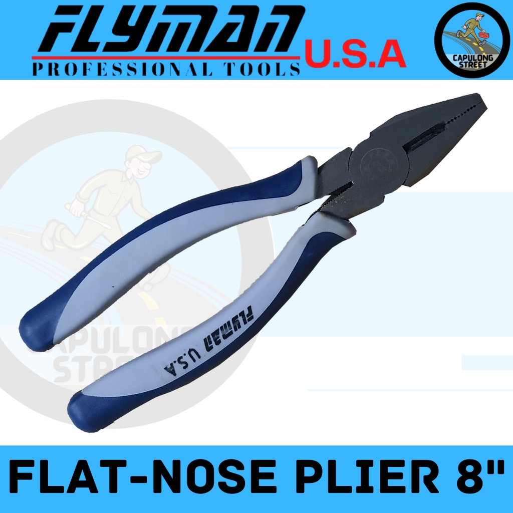 Capulong Street Flyman Pliers Set 8'' Rubber Handle with Variations ...