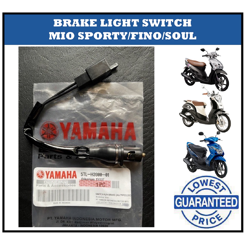 YAMAHA REAR BRAKE LIGHT SWITCH FOR (MIO SPORTY/SOULTY, SOUL115 ...