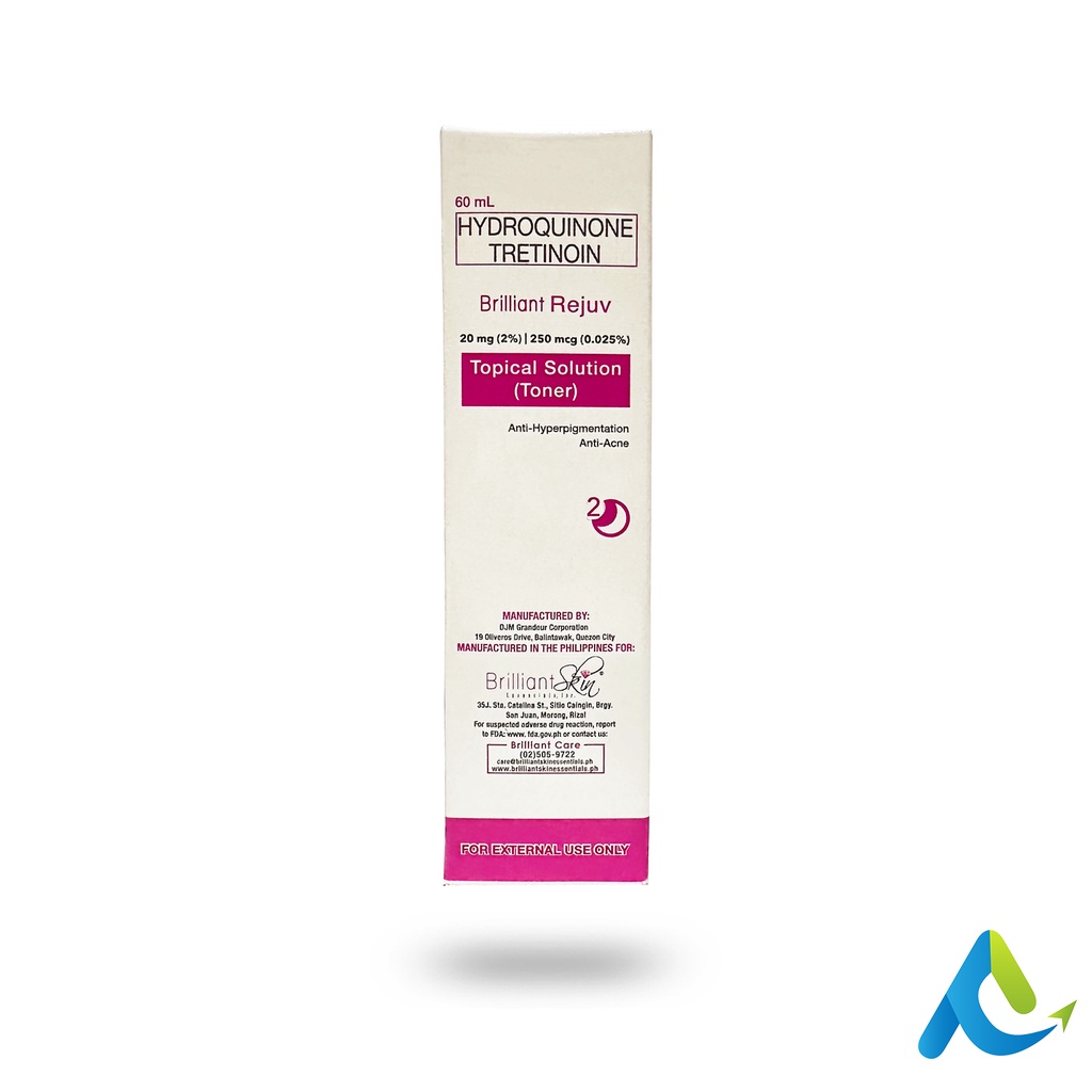 Hydroquinone and Tretinoin in Brilliant Rejuvenating Topical Solution ...