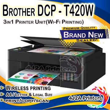 Brother DCP - T420W Ink Tank Printer (w/WI-FI) | Shopee Philippines