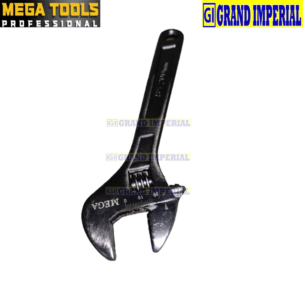 Mega Adjustable Wrench 8" Grand Imperial Industrial Tools Supplies ...