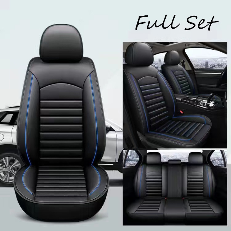 Car PU Seat Cover Leather Seat Cushion Protector For Toyota Honda ...