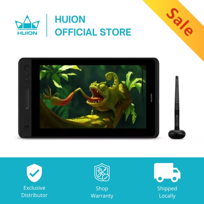 Huion Kamvas Pro 12 GT-116 Drawing Monitor 120% sRGB 4 Programmable ...