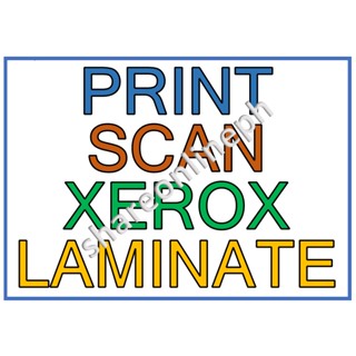 Laminated Signages Print Xerox Scan Typing Job Signage Sign Boards | Shopee Philippines